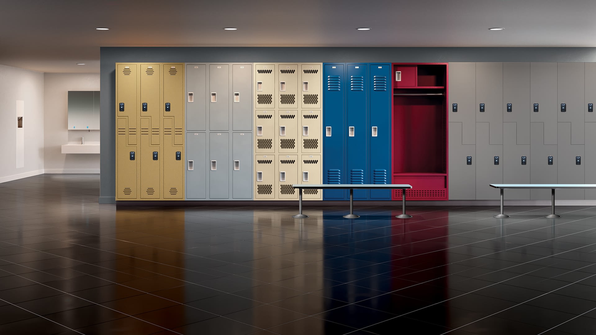 ASI/Global Lockers – Eastern Partitions | Bathroom Partitions, Hand ...